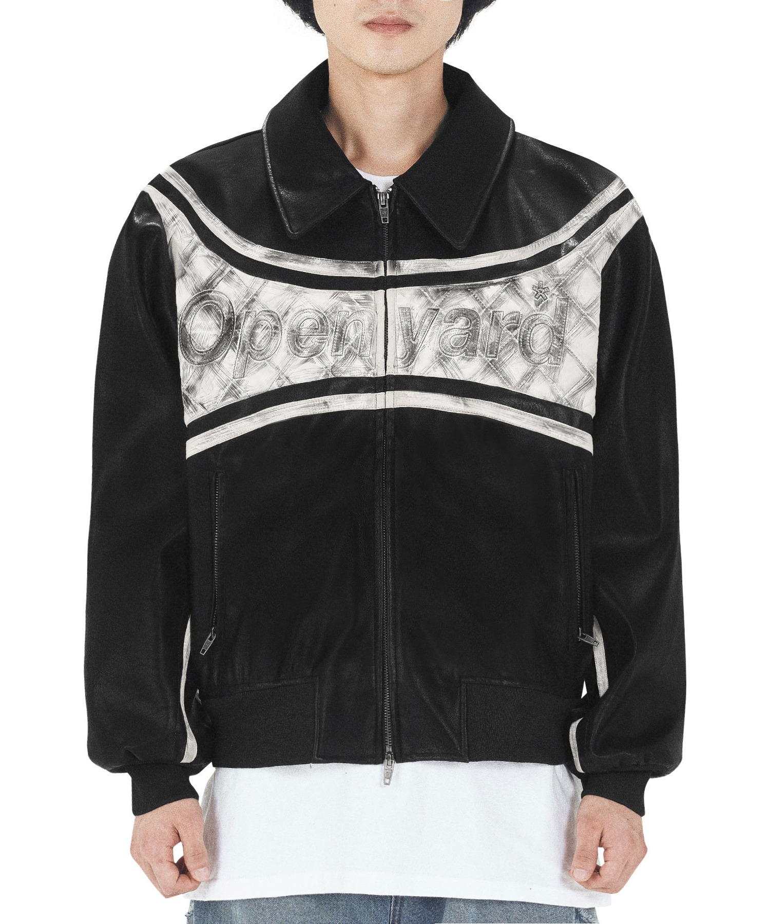 『OY/オーワイ』 LEATHER QUILTED JACKET/レザーキルティングジャケット OY│A'GEM/9×.KOM【公式】｜韓国 ...