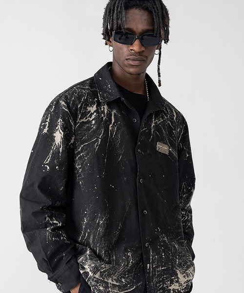 Harsh And Cruel Graphic Print Black Coaching Jacket HM203030118 HARSH harsh-and-cruel-graphic-print-black-coaching-jacket-hm203030118-harsh