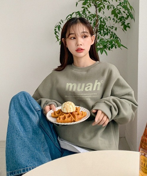 A'GEM/9 × .kom『muah muah/ムーアムーア』MUAH SIGNATURE GRAPHIC MTM/シグネチャー ...