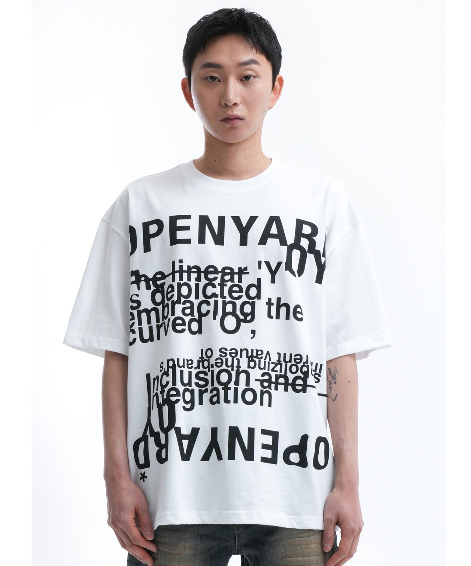 『OY/オーワイ』 DECAL OPYD T/デカール 半袖カットソー OY│A'GEM/9×.KOM【公式】｜韓国・ストリートブランド通販 ...