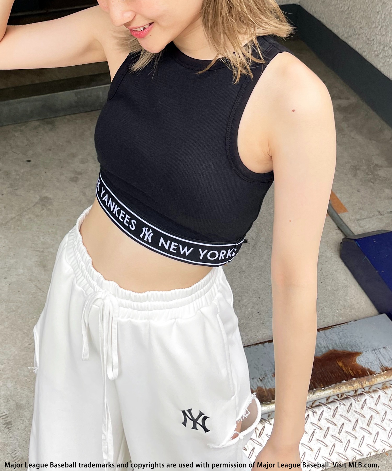 【MLB】ウエストラインロゴアメスリタンク BACK TO THE FIELD(BTTF)│SPIRALGIRL ｜スパイラルガール公式通販