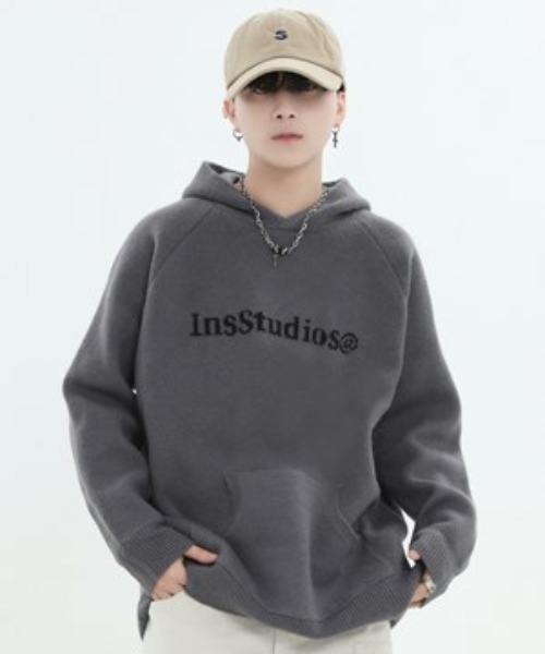 A'GEM/9 × .kom『INSstudios/インスステュディオス』ロゴフーディーパーカー インポートセレクト│A'GEM/9×.KOM【公式】｜韓国・ストリートブランド通販サイト エー ...