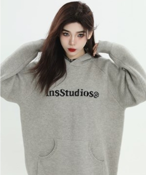 A'GEM/9 × .kom『INSstudios/インスステュディオス』ロゴフーディーパーカー インポートセレクト│A'GEM/9×.KOM【公式】｜韓国・ストリートブランド通販サイト エー ...