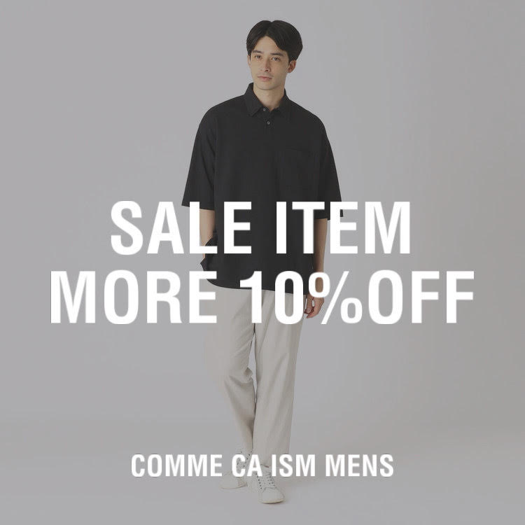COMME CA ISM｜コムサイズムのトピックス「【タイムセール】お得なセール商品更に10％OFF！！」 - ZOZOTOWN