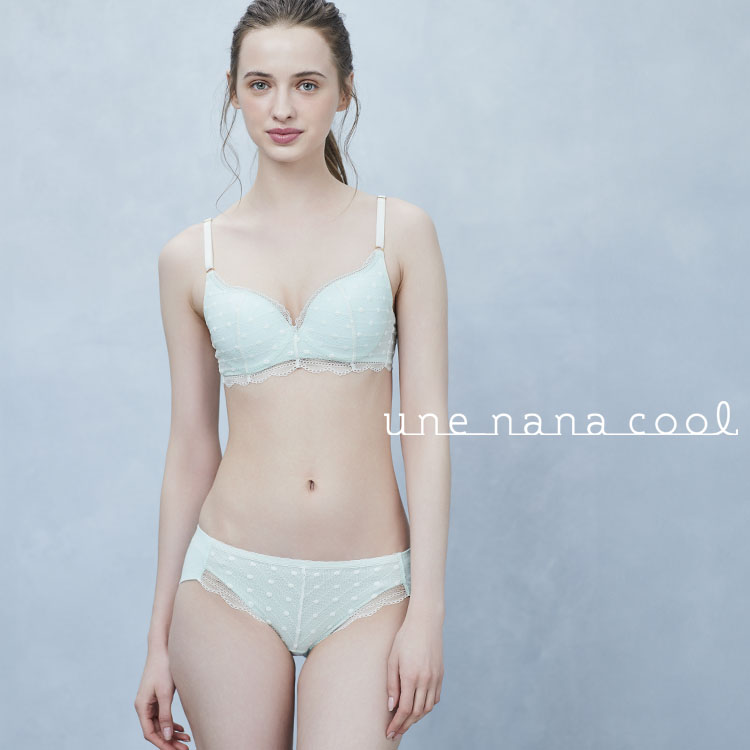 une nana cool｜ウンナナクールのトピックス「【NEWミントカラー追加】ラクして立体的な美シルエットのソフトワイヤーを使用したブラジャー」 - ZOZOTOWN