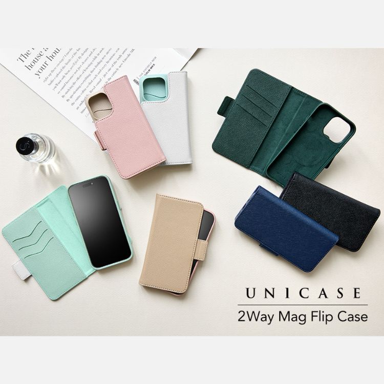 UNiCASE｜ユニケースのトピックス「【2024年新型iPhone16シリーズ】2WAY仕様のレザーケース『2Way Mag Flip ...