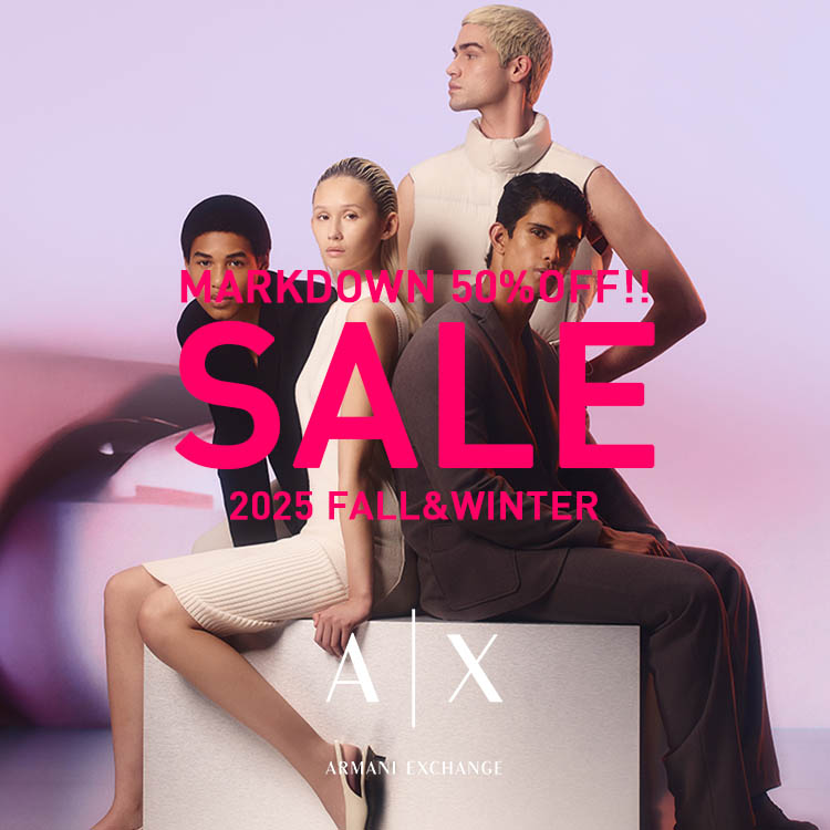 セール】【A|X アルマーニ エクスチェンジ】＜オンライン限定＞AXロゴ