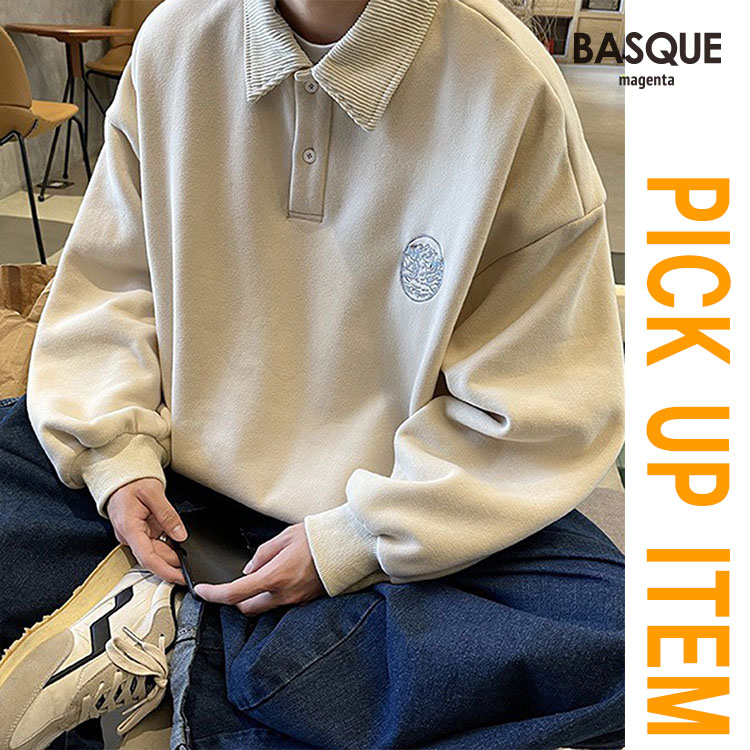 BASQUE magenta｜バスクマゼンタのトピックス「オーバーサイズでコーデに取り入れやすいポロスウェット!!」 - ZOZOTOWN