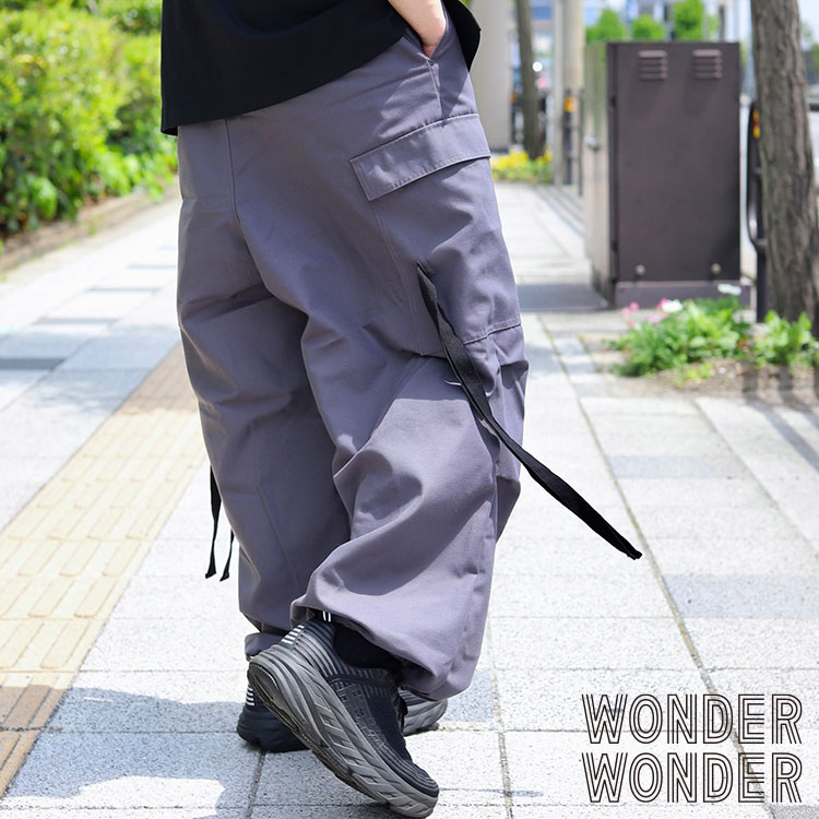anown｜アノンのトピックス「【WONDER WONDER】ボリュームのあるワイドシルエットを取り入れたトレンド感のあるカーゴパンツ ...