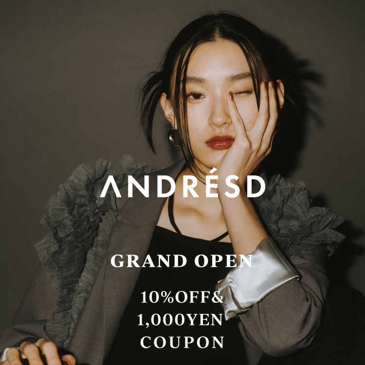 ANDRESD｜アンドレスドのトピックス「【ANDRESD】ZOZOTOWN GRAND OPENのご案内」 - ZOZOTOWN